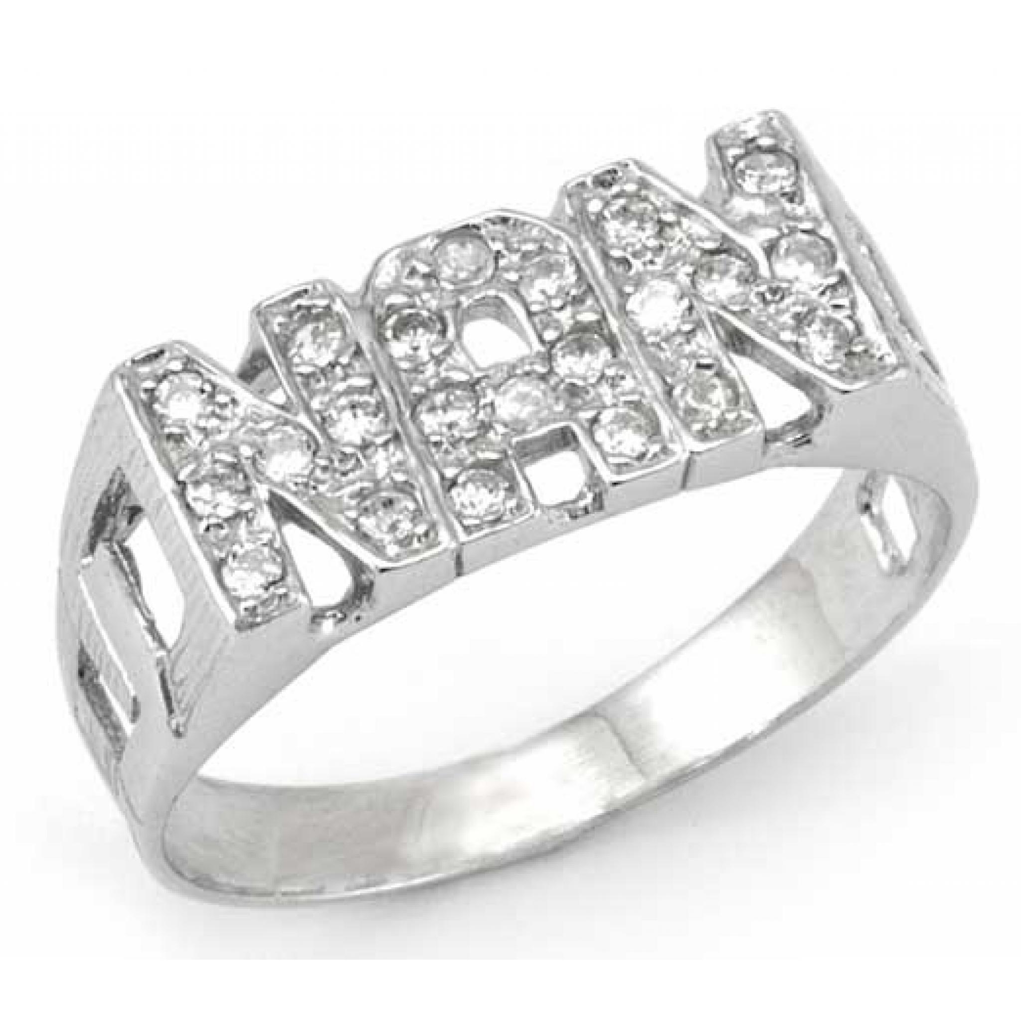 Sterling Silver CZ Nan Ring Basket Side | Chain Reaction Jewellers