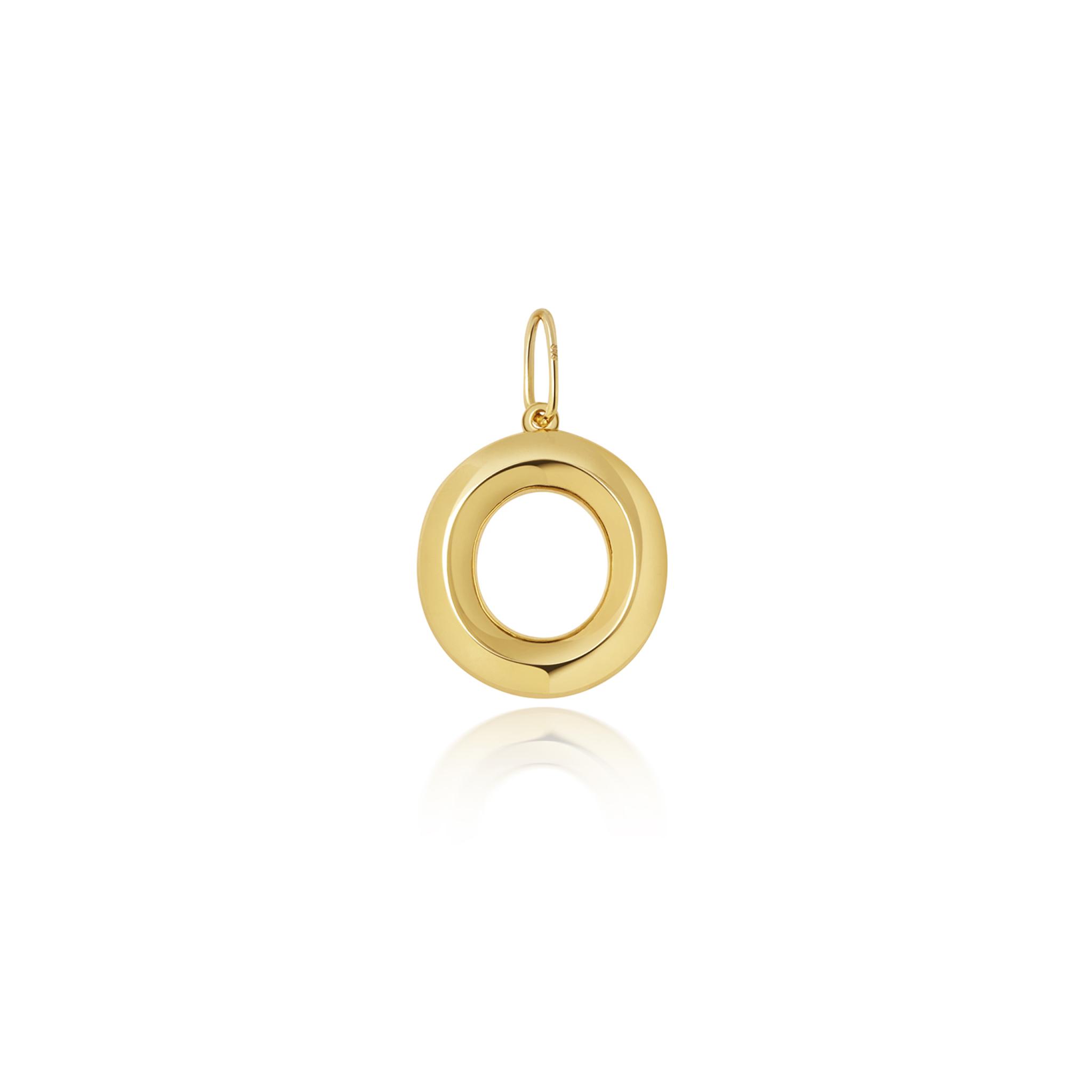 9ct Gold Initial O Pendant | Chain Reaction Jewellers
